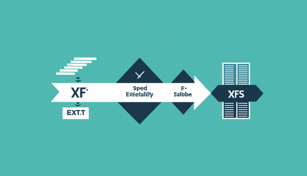 XFS vs EXT4: Dateisysteme im Effizienzvergleich